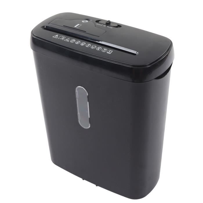 HAO-GOTOTOP Déchiqueteuse de papier petit Portable noir 11L grande ...