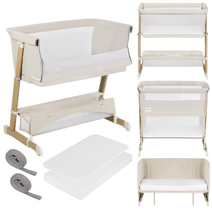 Lit cododo 5en1 LIONELO Thomi Plus - Lit bébé - Barceau - Parc bebe ...