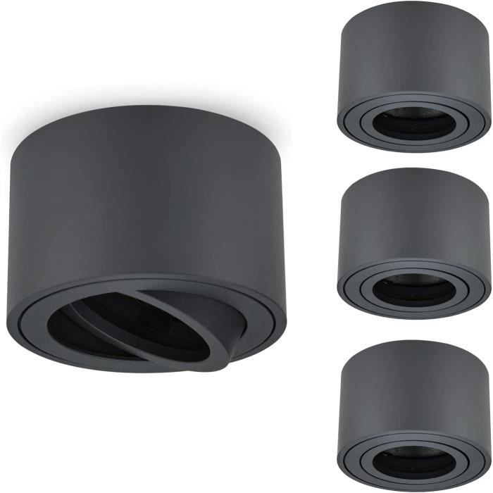 Spot En Saillie Orientable, Plafonnier Luminaire Pour Module Led, Ronde ...