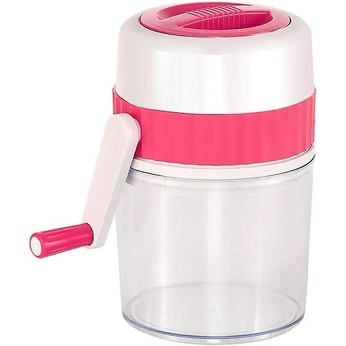 Broyeur À Glace Manivelle Manuelle Portable - TRAHOO - Cône De Neige ...