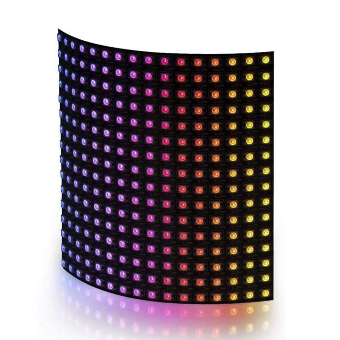 BANDE LED,--Panneau RGB 16x16 Pixels, 256 Pixels, WS2812B ECO ...