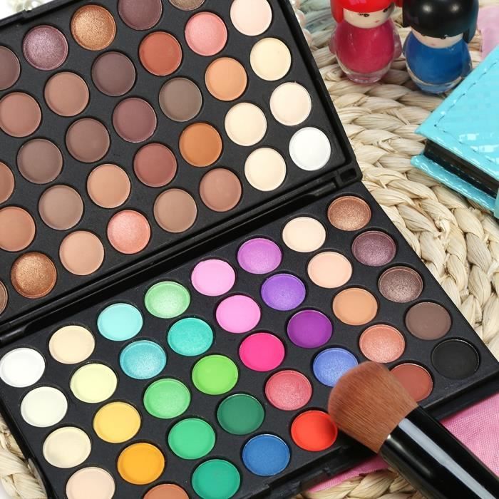 180 Couleurs Fard à Paupières Correcteur et Fard à Joues Rouge à Lèvre ...