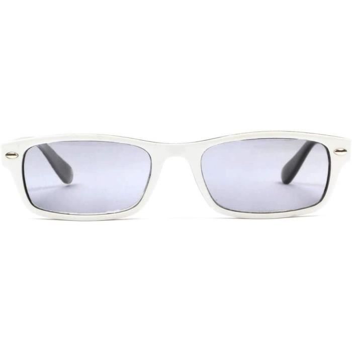 Lunettes Loupe Solaire Blanches Et Noires Classes Et Tendance Sany ...