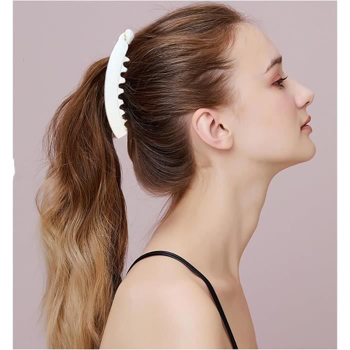 Lot De 4 Grandes Pinces À Cheveux Banane Pour Femmes Rétro Jolies ...