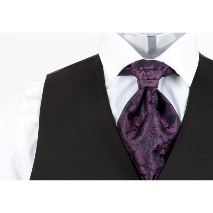 Cravate À Nouer Soi-Même Pour Homme Ascot Et Carré De Poche[n2557 ...