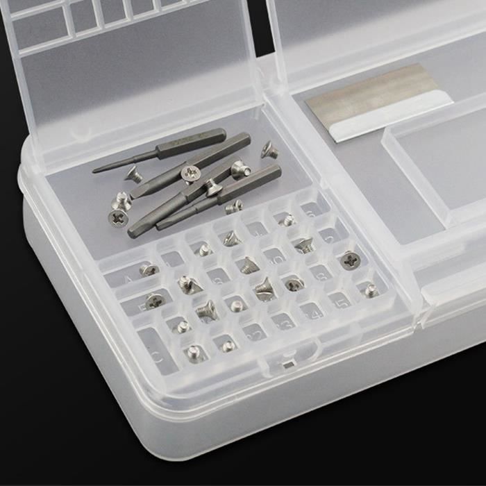 HURRISE Boîte de stockage de composants électroniques Boîte de ...