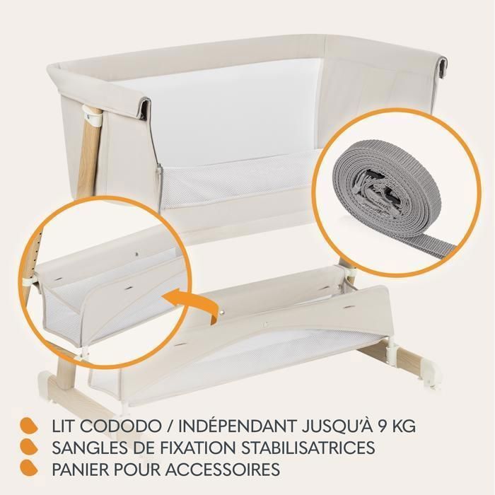 Lit cododo 5en1 LIONELO Thomi Plus - Lit bébé - Barceau - Parc bebe ...