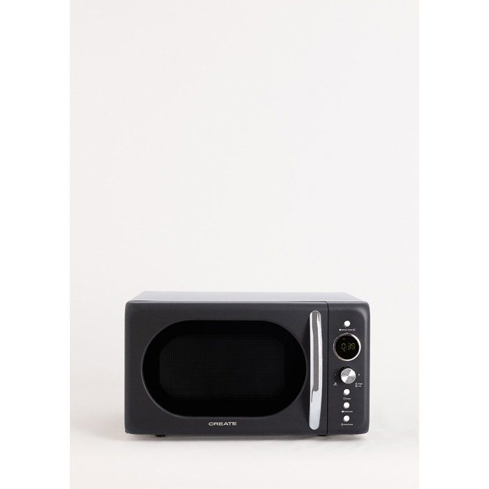 Micro-ondes rétro - Create - 20L - Gril 900W - Écran LCD - Facile à ...