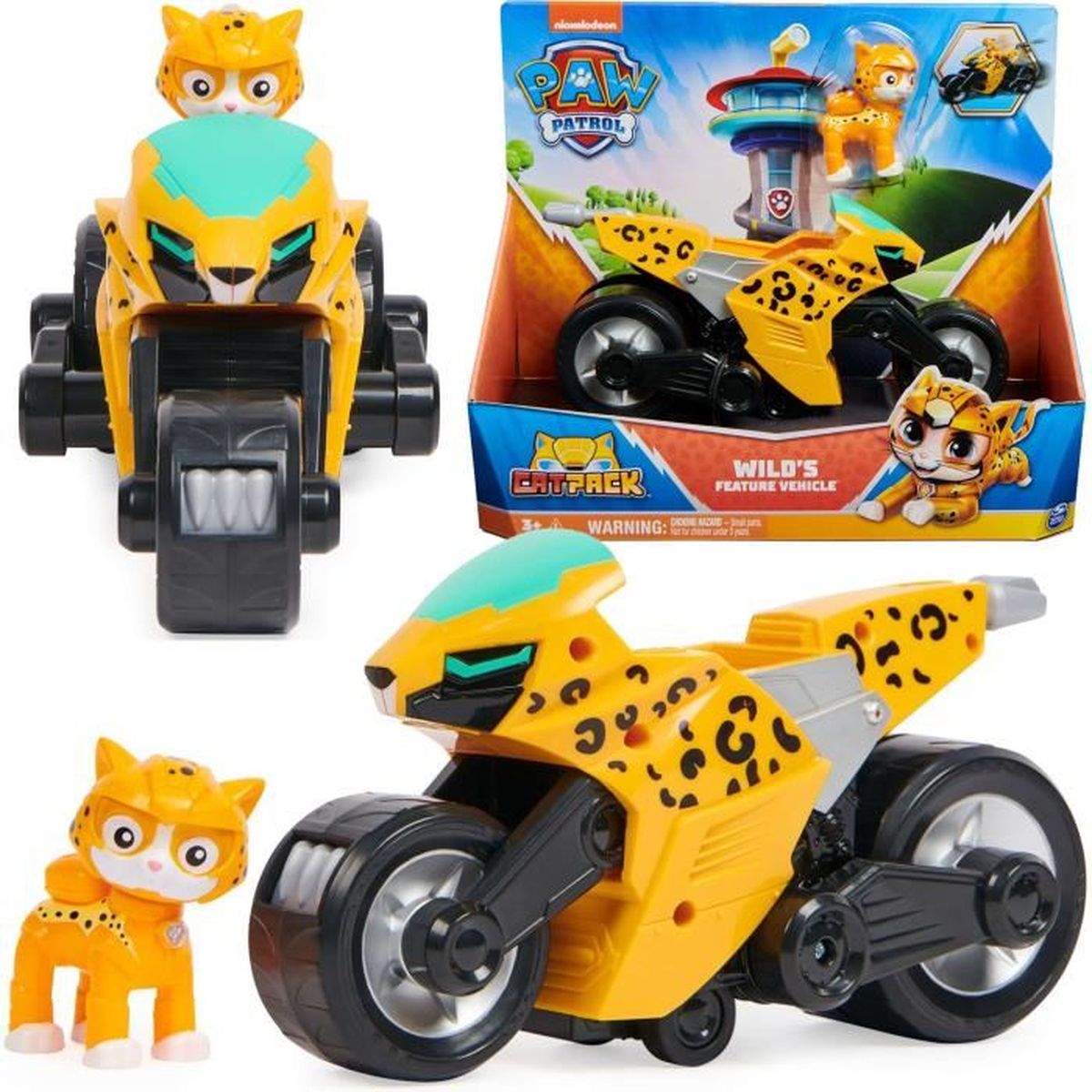 Paw Patrol Cat Pack Vehicle + Wild figurine set - Cdiscount Jeux - Jouets