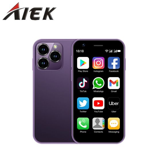 AIEK XS16 4G Smartphone 3.0 pouces Android 10.0 Quad Core 2000mAh RAM ...