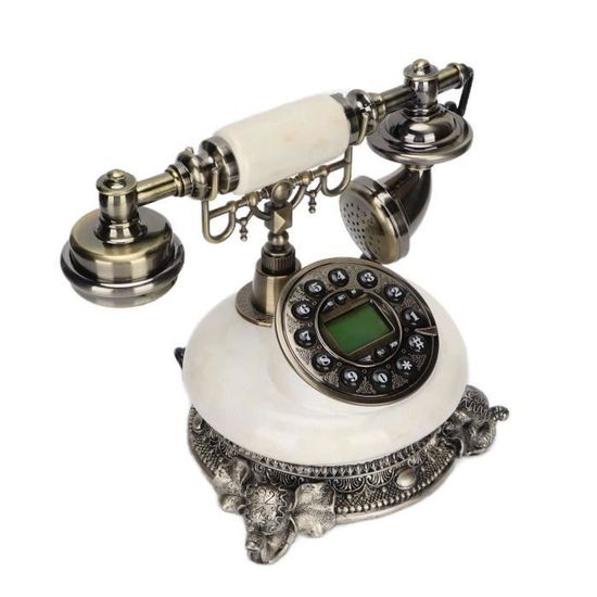 Téléphone rétro européen Téléphone Vintage, Téléphone Fixe de Bureau ...