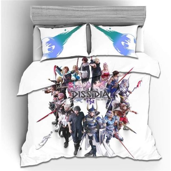 Final Fantasy Parure De Lit 3 Pièces En Microfibre Avec Housse De ...