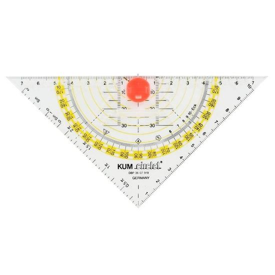 KUM az209.12.19 T-shirt Géométrie Triangle 293 C, acrylique, encre de ...