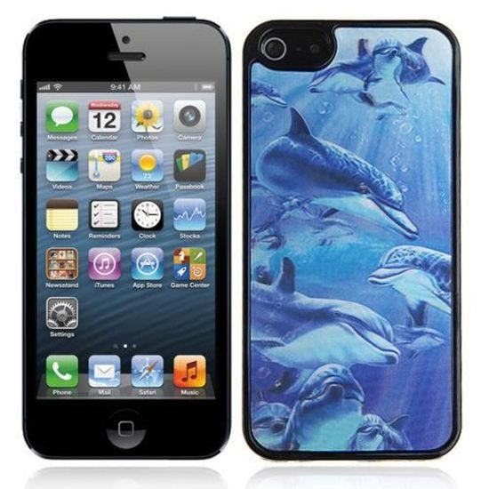 COQUE HOUSSE ETUI EFFET 3D HOLOGRAMME IPHONE 4 / 4S DAUPHIN MNM DISTRIB ...