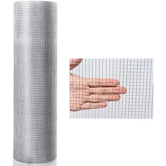 RELAX4LIFE 1,2x15,2m Grillage Métallique de Filtration en Fer Inox ...