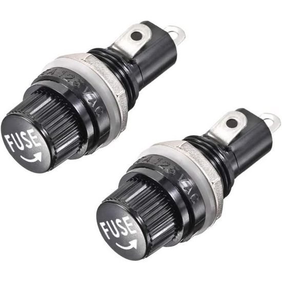 Sourcing map 12mm Filet Bouchon Vis Panneau 5x20mm Fusible Support AC ...