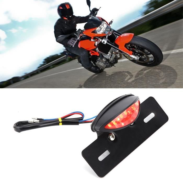 Feu Arrière De Moto Rétro Feu Arrière De Moto Universel Rétro Led Feux ...