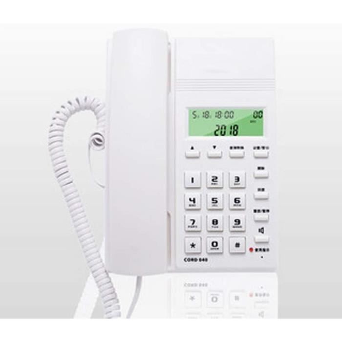 Fort Big Bouton Corded Téléphone - Single DECT Téléphone sans Fil ...