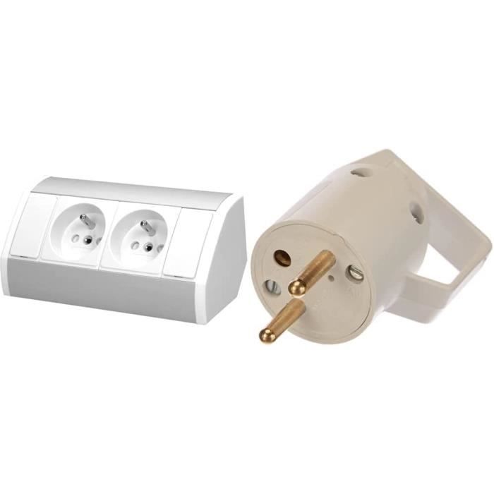 AJW-GM-9005-W-G Multiprise Electrique d'angle Idéal pour Cuisine Bureau ...