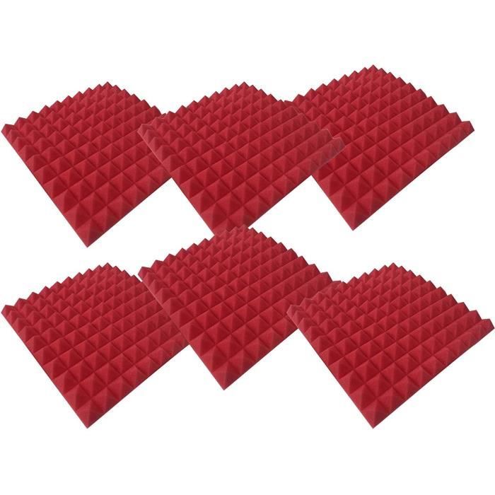Mousses Acoustiques 30 * 30 * 2,5cm, Mousse Acoustique Panneau ...