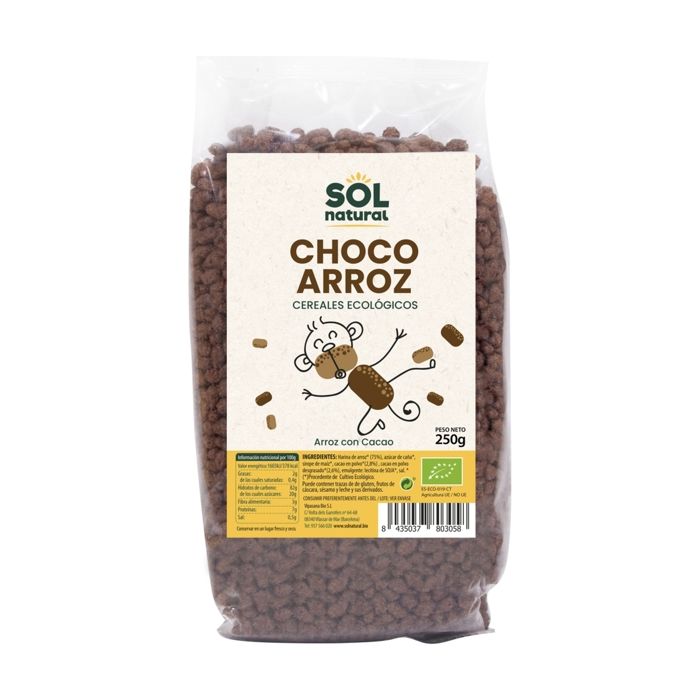 SOL NATURAL - Céréales de riz bio choco 250 g (Chocolat) - Cdiscount Au ...