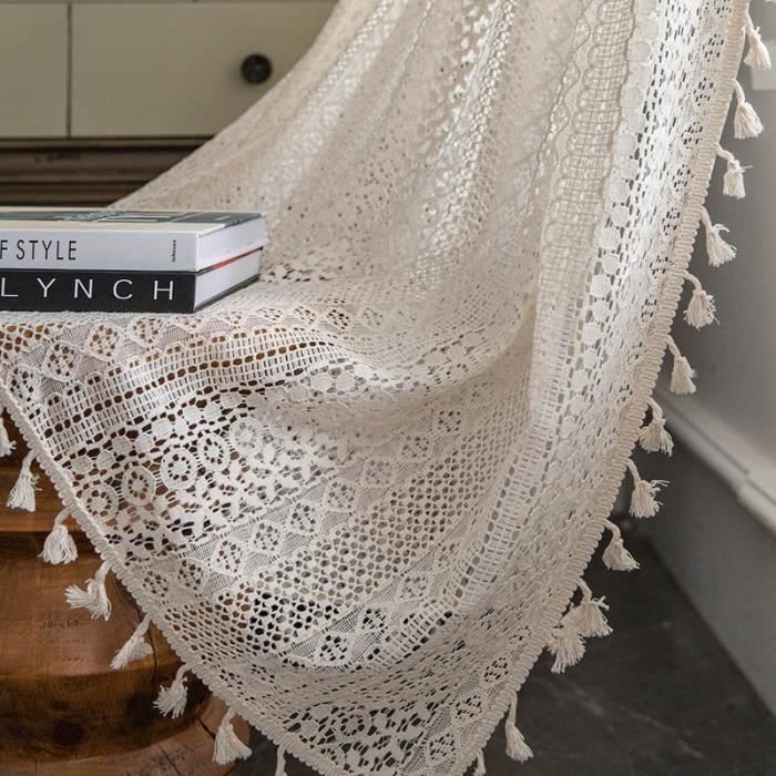 Photophore - Lanterne A Bougie HCDTO Boho Crochet Geometry Knitted ...