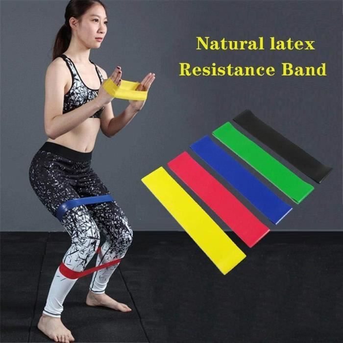Élastique Fitness, 5 Niveaux De Force Pour Rééducation Exercices ...