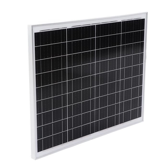 EJ.life Panneau d'énergie solaire Panneau Solaire en Silicium Monocristallin 18V 60W ( Fonction ...