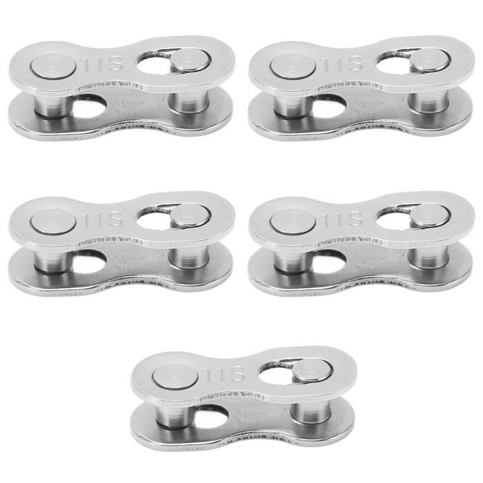 Fafeicy lien de chaîne de vélo 5 paires de maillons manquants de vélo ...