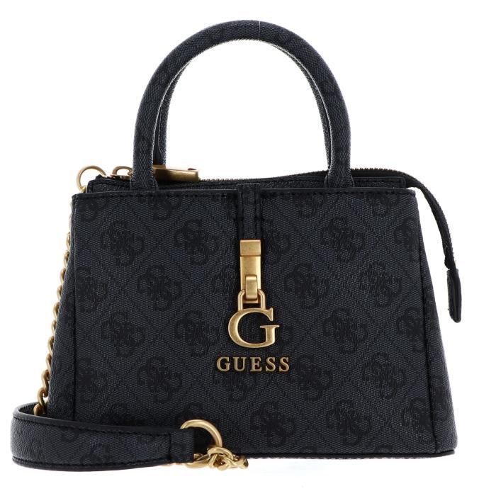 GUESS G James Logo Mini Satchel Bag Coal Logo [250870] - sac à épaule ...