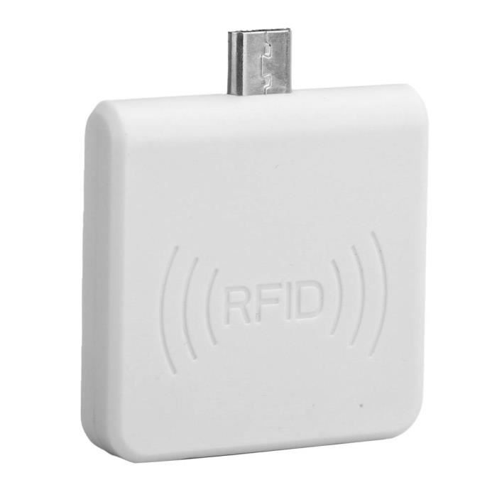 HURRISE Lecteur RFID mobile Lecteur de Carte Portable USB OTG de ...