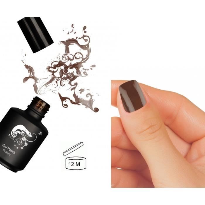 Flacon NAIL EON vernis UV Cardamom ongle NDED - 15ml - Marron - 7201 ...