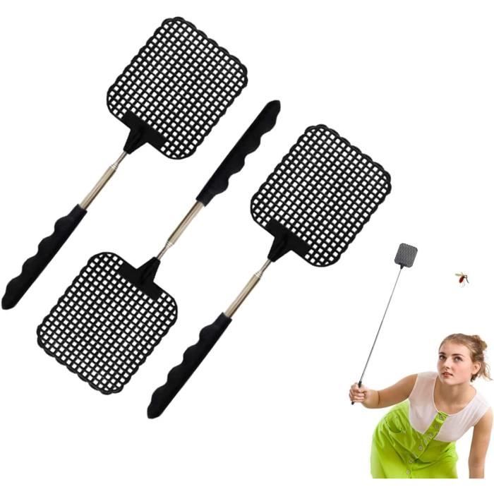 QIMMU 3 Pièces Tapette à Mouches,Tapetteà Mouche Solide,Grande Tapette ...