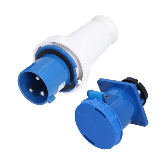 Prise de courant industrielle - TMISHION - 220-250V - 63A - IP67 ...