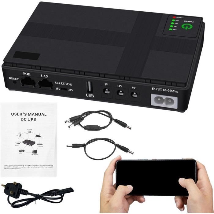Alimentation Du Routeur - Modem Mini Power Pack De Batterie De Routeur ...