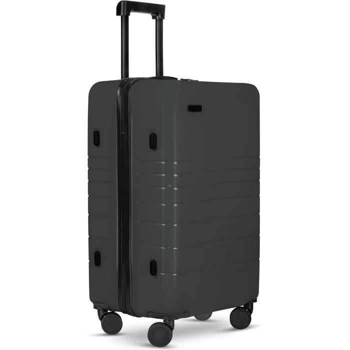 Valise Voyage En Abs, Valise Rigide Avec Serrure Tsa,Valise A Roulette ...