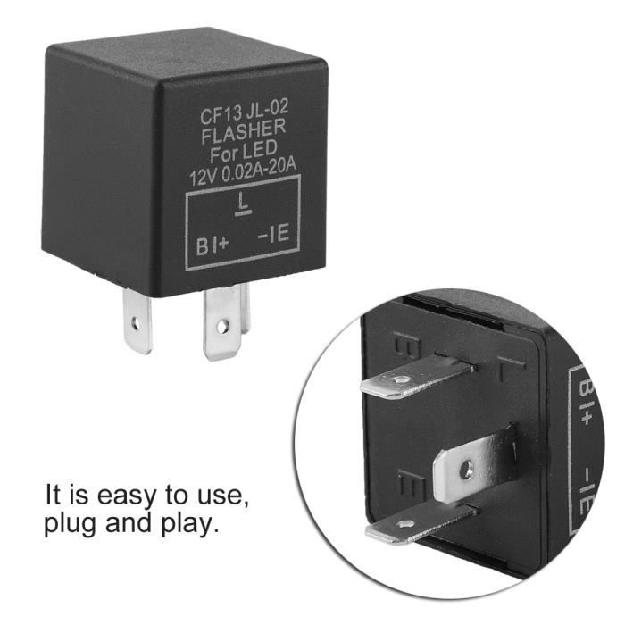 Relais clignotant LED - Vvikizy - FLL002 CF13 JL-02 - Réglable ...