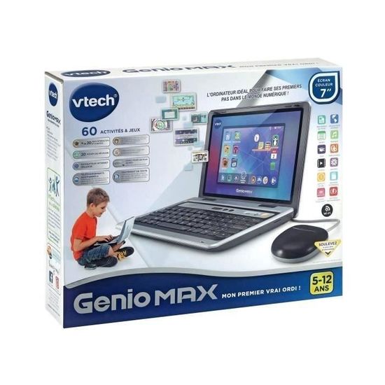 Ordinateur pour enfant VTECH GENIO MAX (écran 7") avec 10 jeux sur les ...