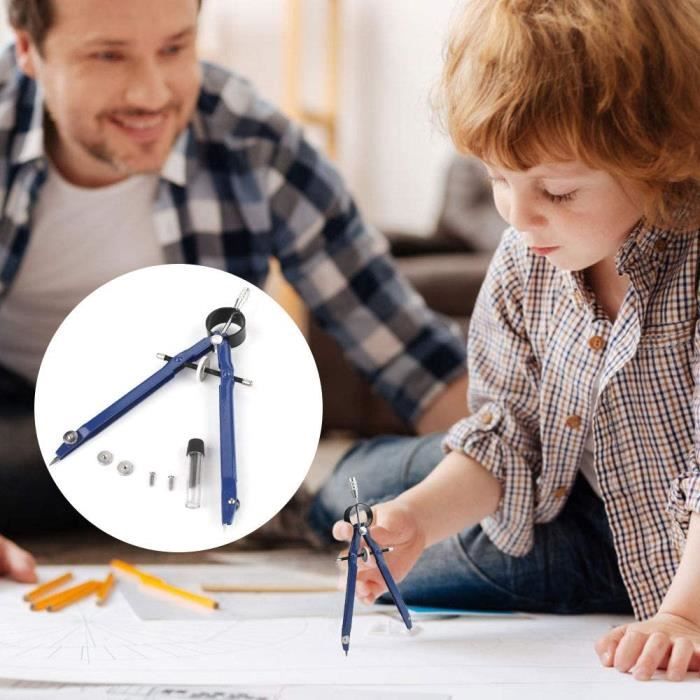 Compas de Mesure, 3Pcs Compas Professionnel Dessin Compas Scolaire de ...