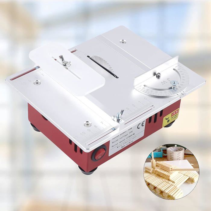 Mini scie circulaire de table 96 W - Scie de table de précision pour ...