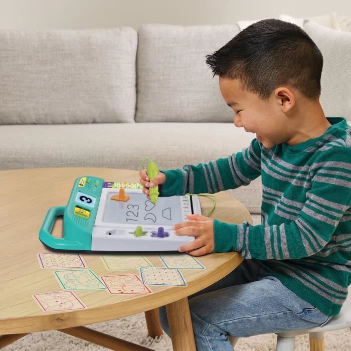 VTECH - MON ARDOISE INTERACTIVE APPRENTI ÉCRITURE - Multicolore ...