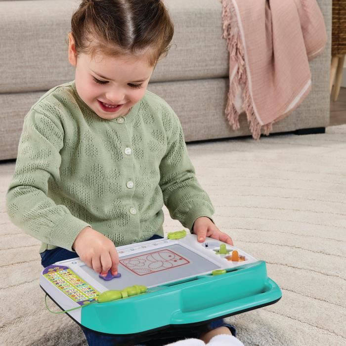 VTECH - MON ARDOISE INTERACTIVE APPRENTI ÉCRITURE - Multicolore ...