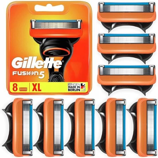 Lames de rasoir - Gillette - Fusion5 - 8 recharges homme précision ...