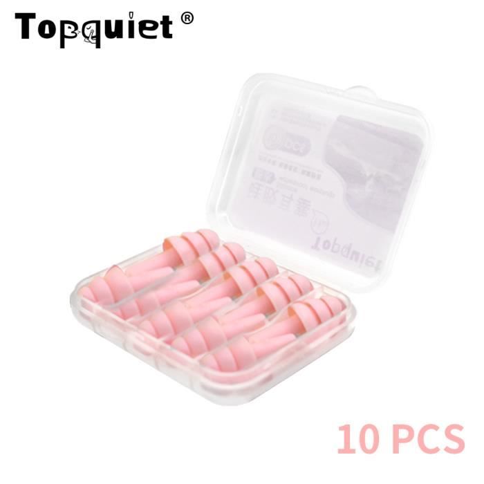 10PCS Rose - Bouchons D'oreille Étanches, En Silicone, Confortables ...