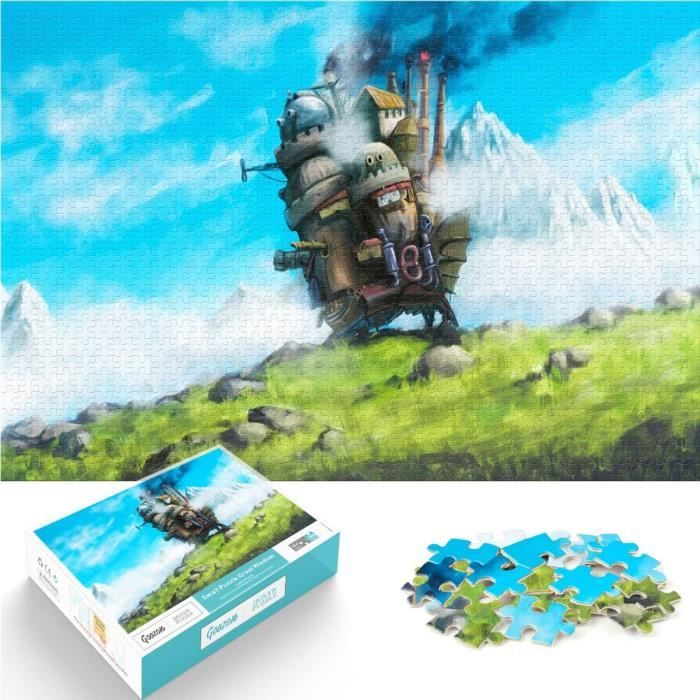 Puzzle 1000 Pièces Howl'S Moving Castle Puzzles Adultes Et Enfants ...