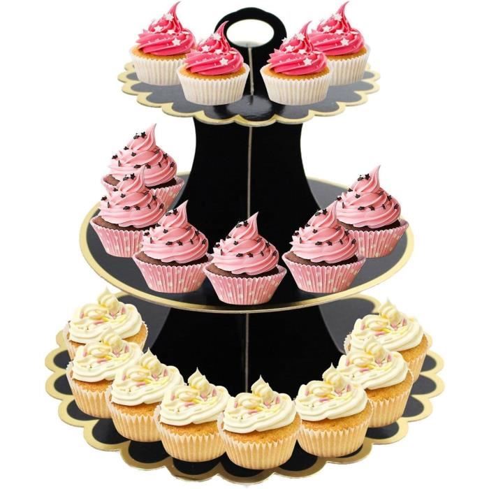 Présentoir À Gâteaux En Carton | Présentoir À Cupcakes Blanc ...