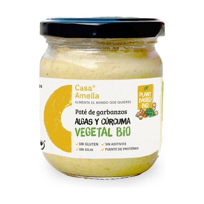 CASA AMELLA - Pâté de pois chiches aux algues et curcuma 180 g ...