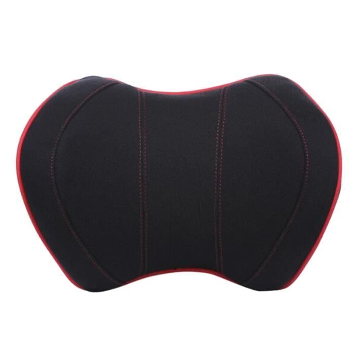 Couche rouge noir en tissu - Nouveau siège de voiture appui tête de cou ...