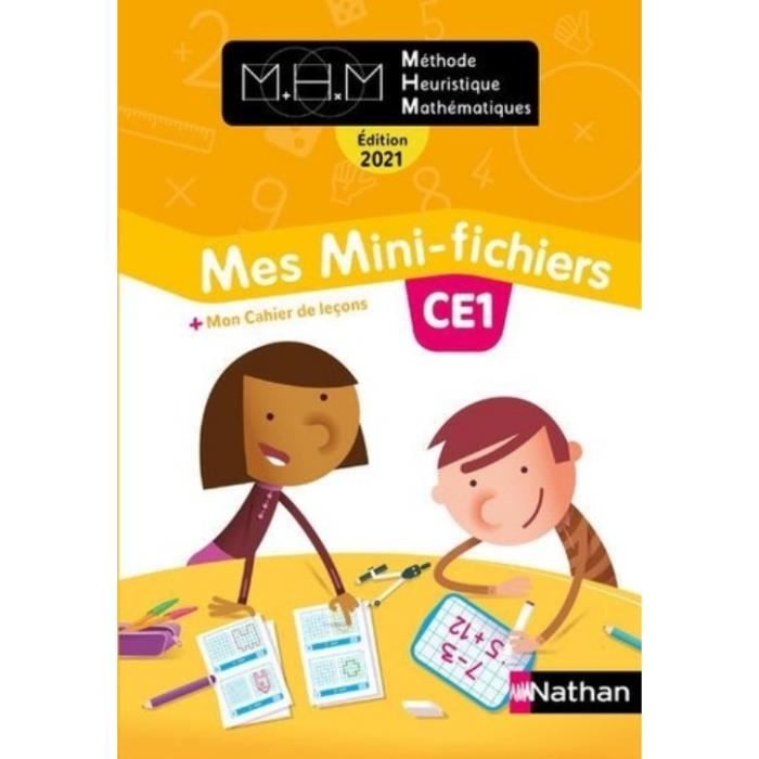 Mathématiques CE1 Mes Mini-fichiers MHM. Edition 2021 - Cdiscount Librairie