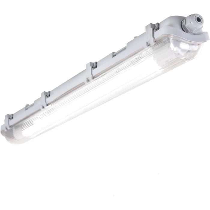 Neon Tube, Kit Réglette Étanche Ip65 Néon Led Avec 1 Tube Led 9W 900Lm ...